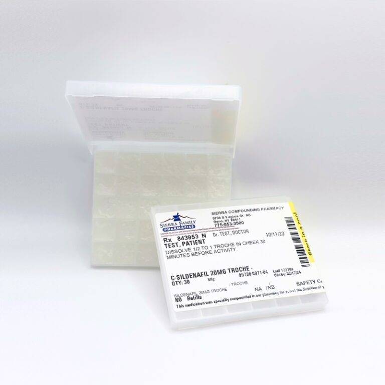 Sildenafil 20mg Troche - Sierra Family Pharmacies
